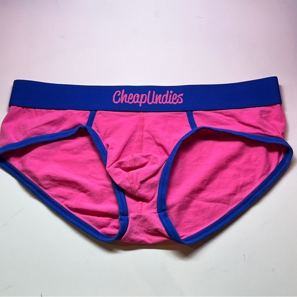 Underwear & Socks | Mens Pink And Blue Briefs | Poshmark
